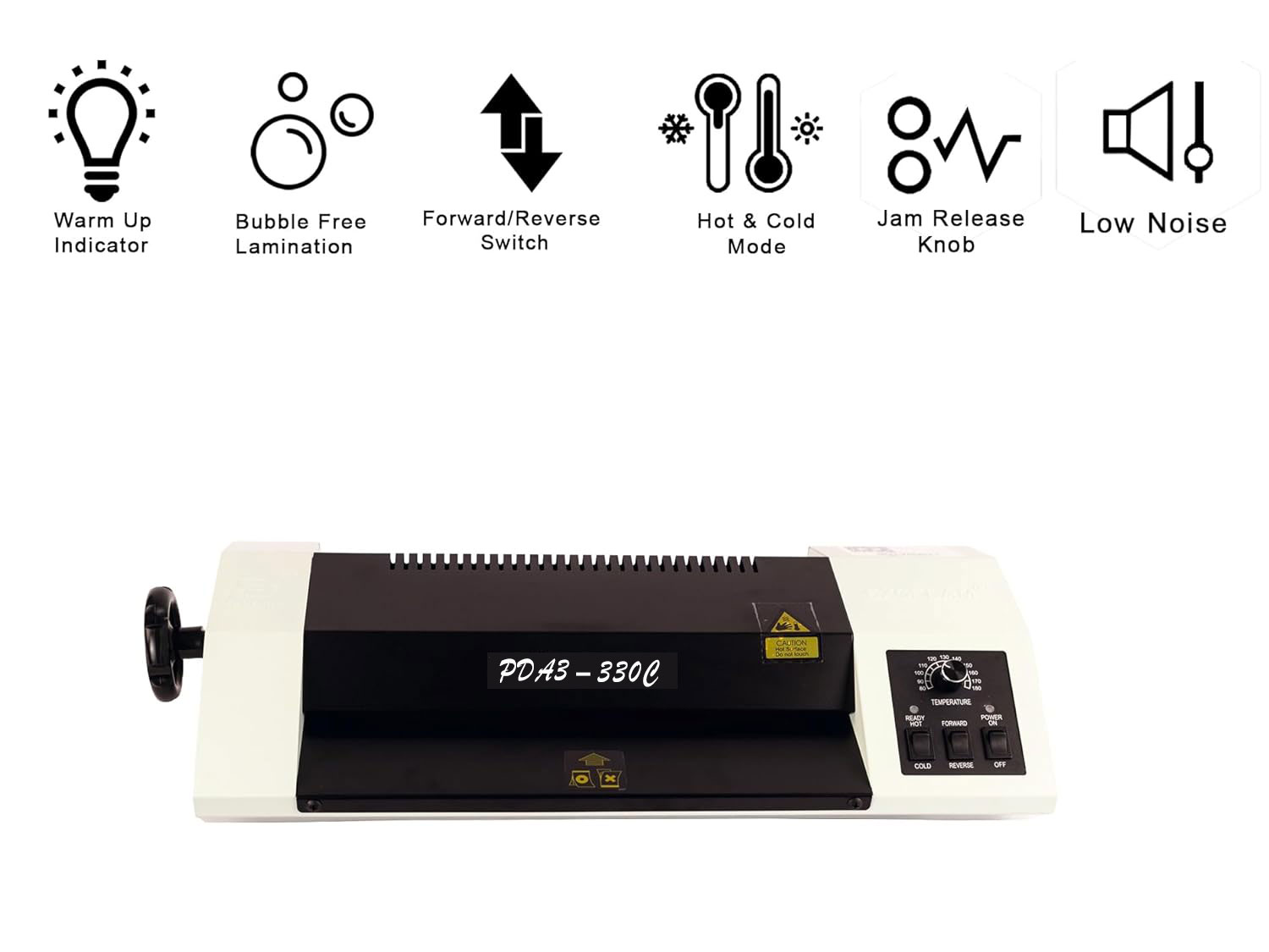 قیمت دستگاه پرس کارت A3 مدل PD-330C با دستگیره آزاد کن غلطک